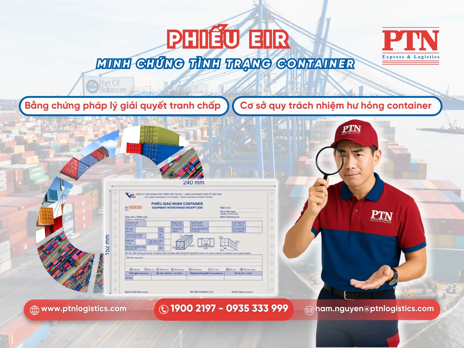 Phiếu EIR là gì và tại sao bắt buộc khi ra vào cảng biển?